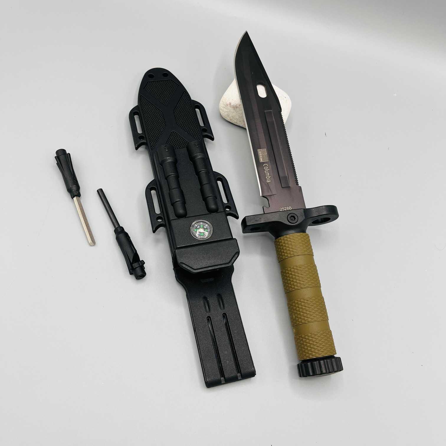 Colombia 2358B Multifunctional Dagger | 7.5 Inches Carbon Steel Blade ...