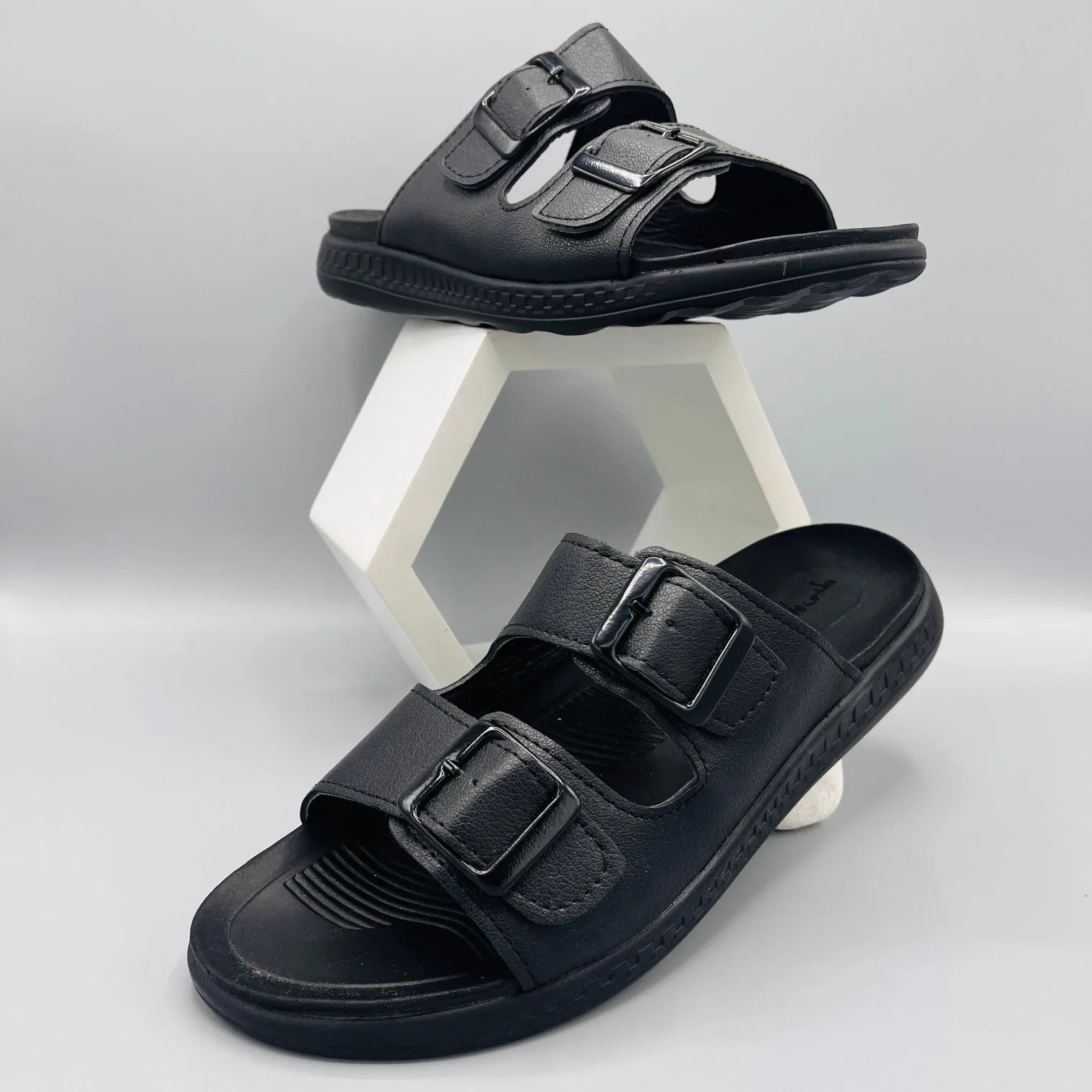 Buy Arabian Slippers Premium Quality | Aerosoft Slippers For Men Black ...